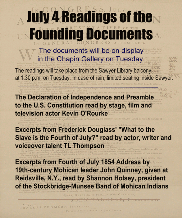 Williams College Making Efforts to Preserve Founding Documents ...