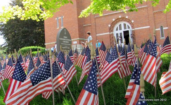Field of Flags Installation Leaves North Adams / iBerkshires.com - The ...
